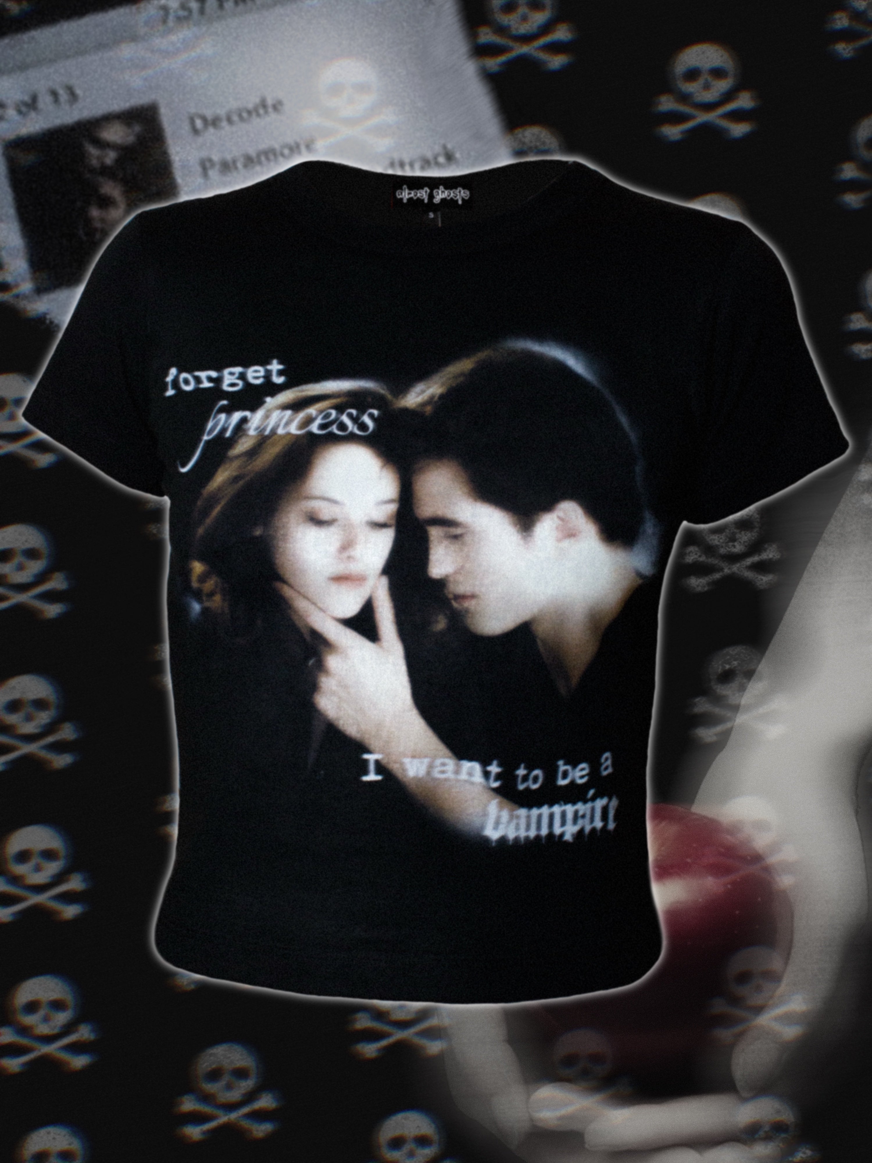 Almost Ghosts - Twilight Tee - "vampire" baby tee