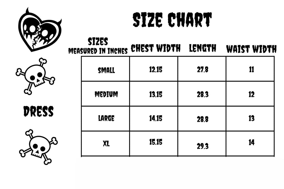 Almost Ghosts - "Psycho" Dress - Scream Dress - Ghostface Dress