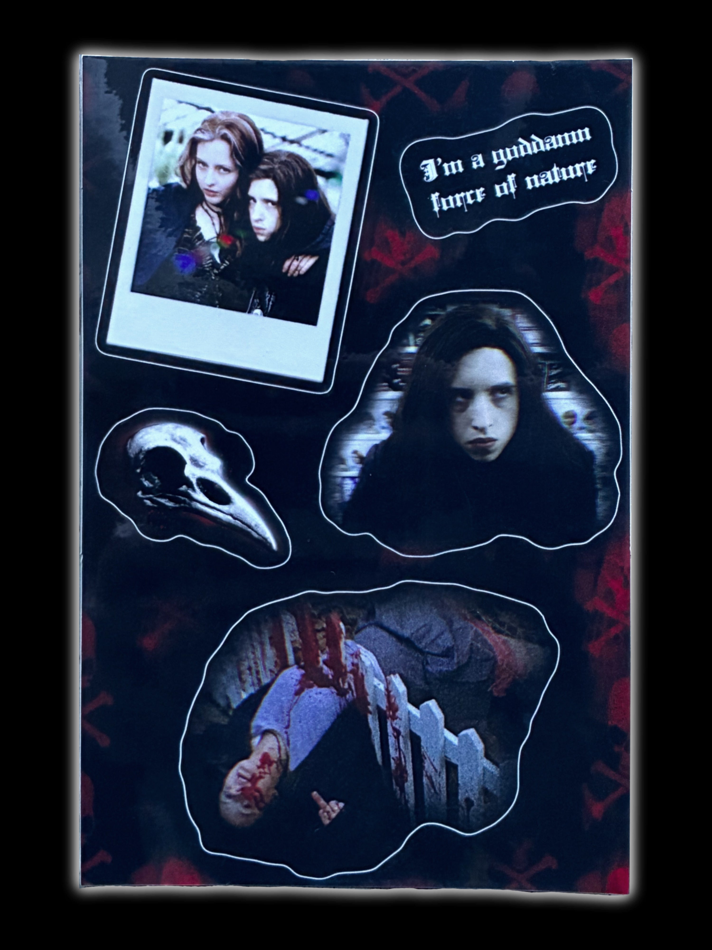 Almost Ghosts - "ginger snaps" 5 sticker sheet