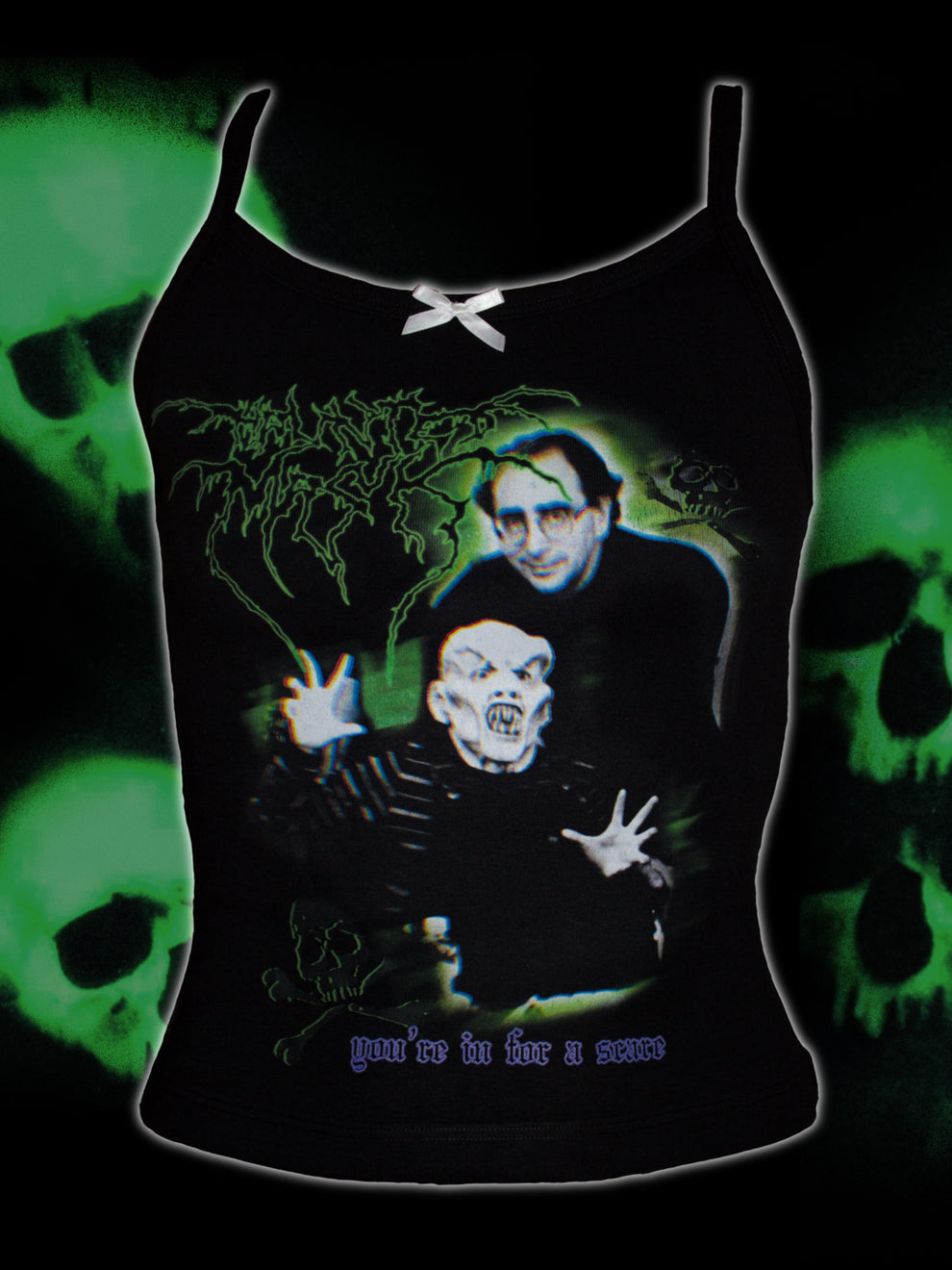 Almost Ghost - "Haunted Mask" Baby Tank - Goosebumps Tank - Goosebumps Merch – Almost Ghosts